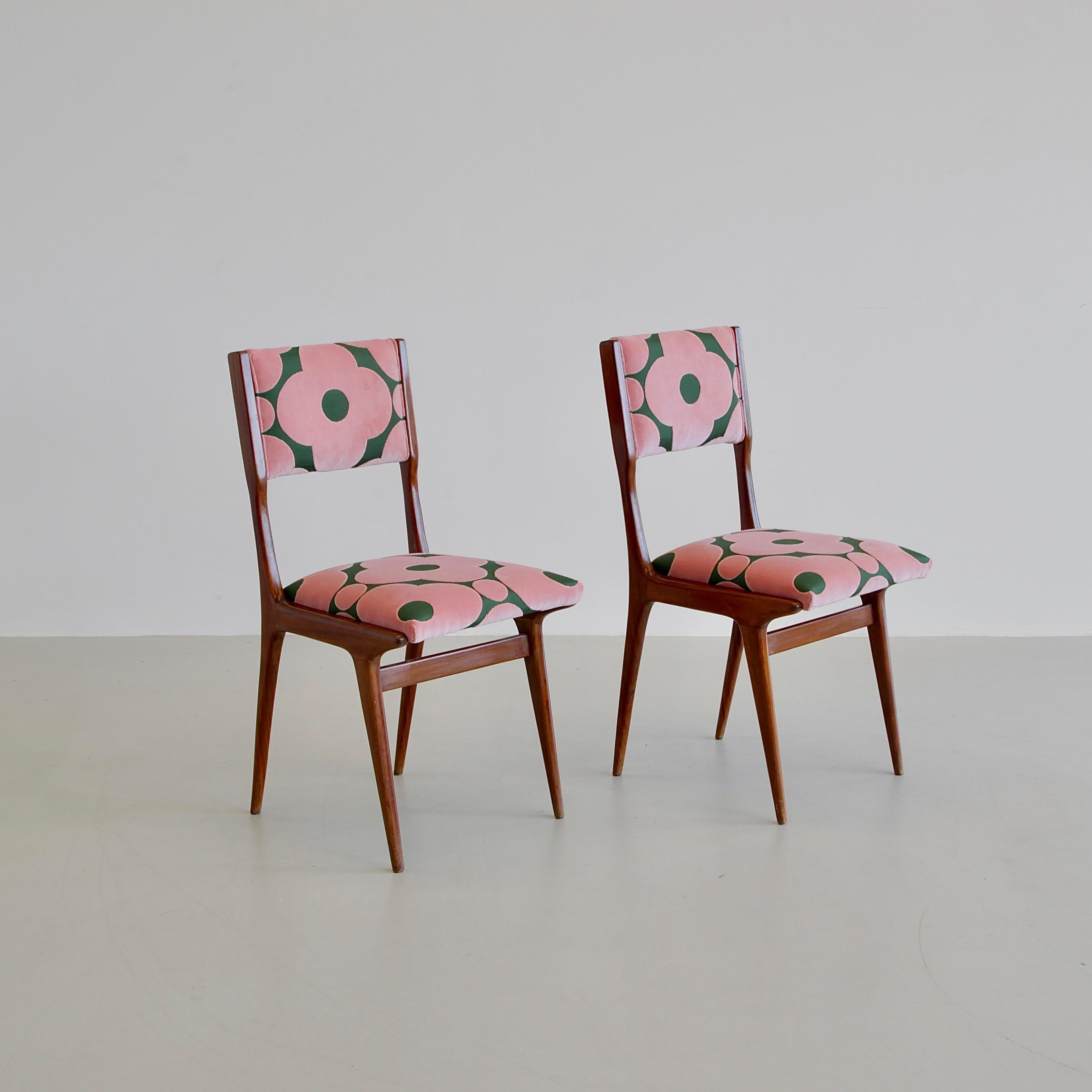 PAIR of Dining Chairs, Italy 1950's For Sale at 1stDibs