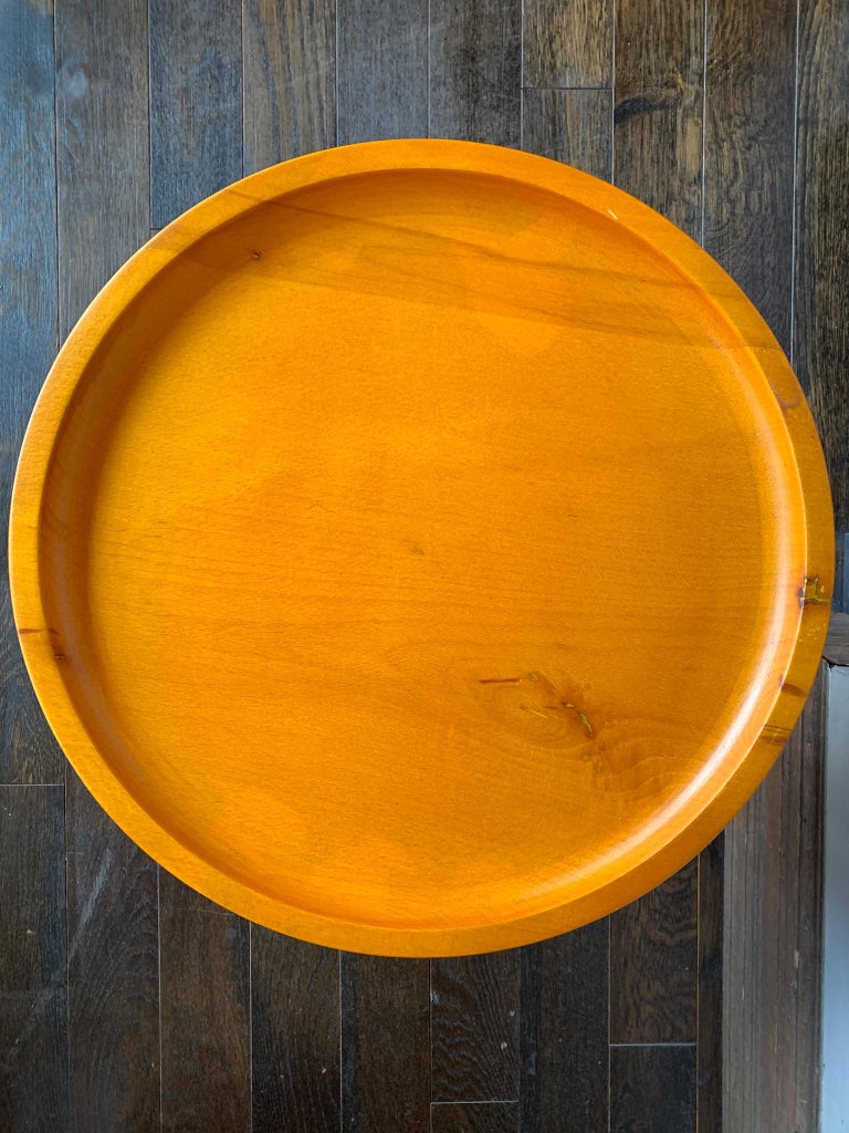 Pair of Dish-Top Stool Side Tables in the Style of Sergio Rodrigues For ...