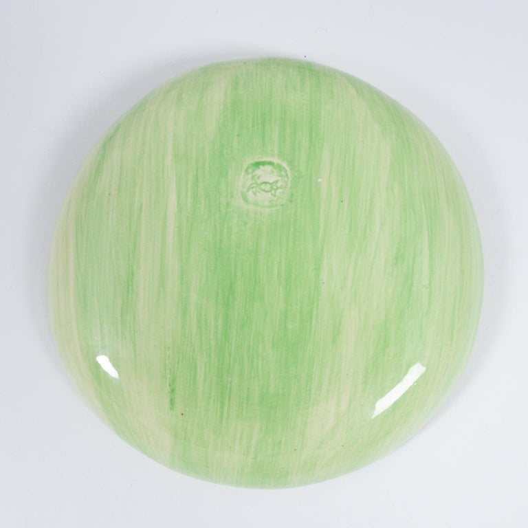 Pair of Dodie Thayer Pea Pod Plates at 1stDibs