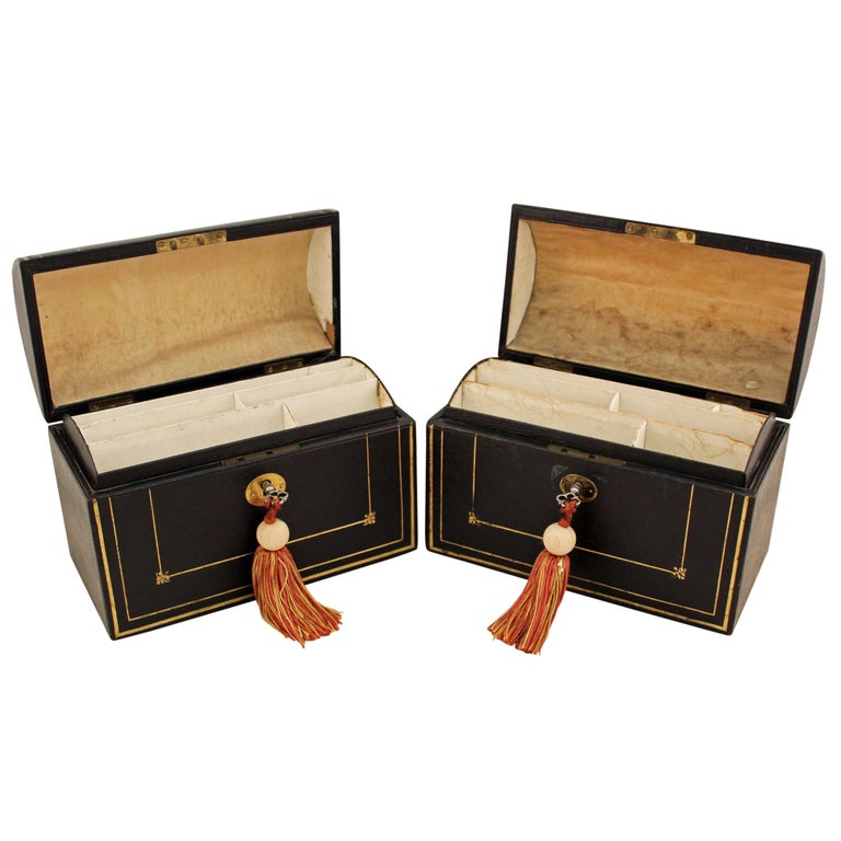 Pair of Dome Top Stationery Boxes For Sale at 1stDibs