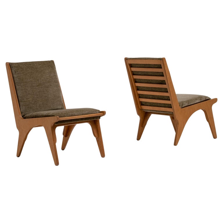 Pair of Dordrecht Chairs by Wim van Gelderen for Spectrum, the ...