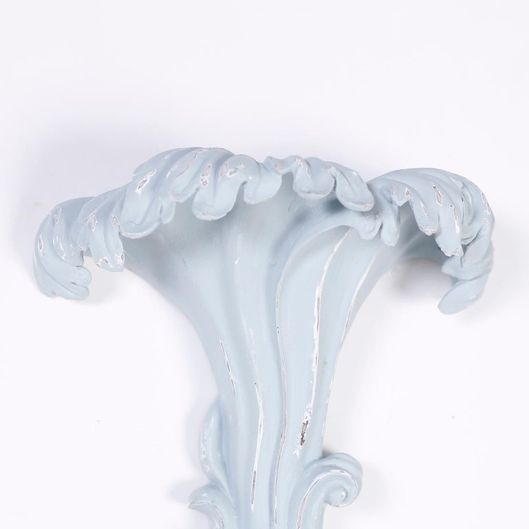Pair of Dorothy Draper Style Wall Brackets For Sale at 1stDibs