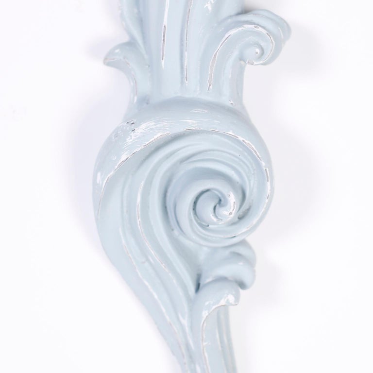Pair of Dorothy Draper Style Wall Brackets For Sale at 1stDibs