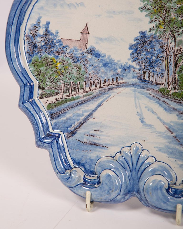 Pair of Dutch Delft Wall Plaques at 1stDibs