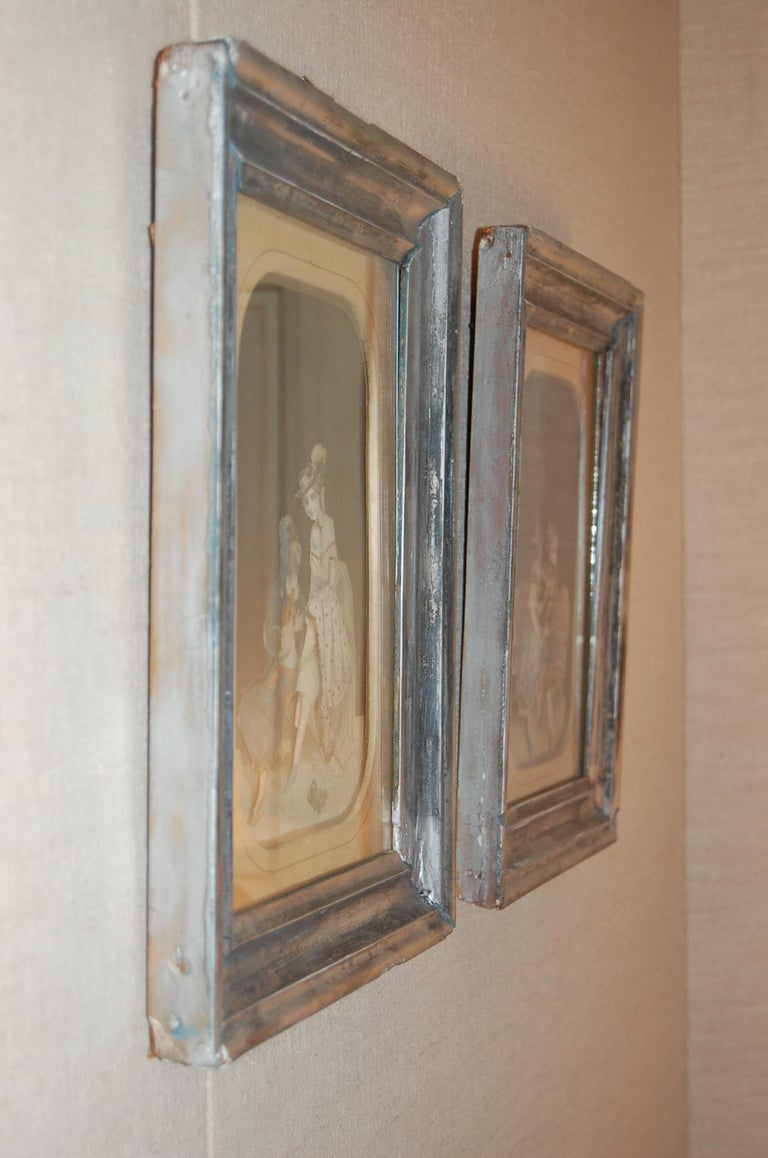 Pair of Early 19th Century French Cut-Out Passe-Partouts on Older ...