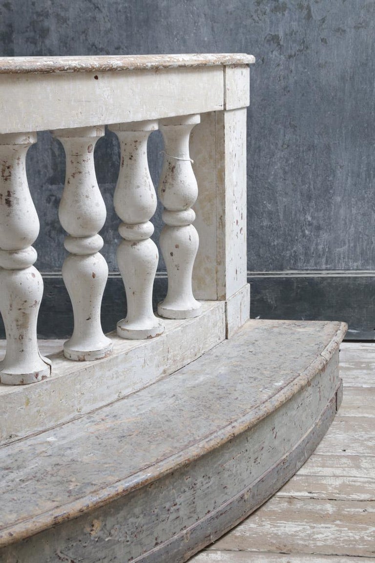 Pair of Early 19th Century Painted Italian Balustrades at 1stDibs