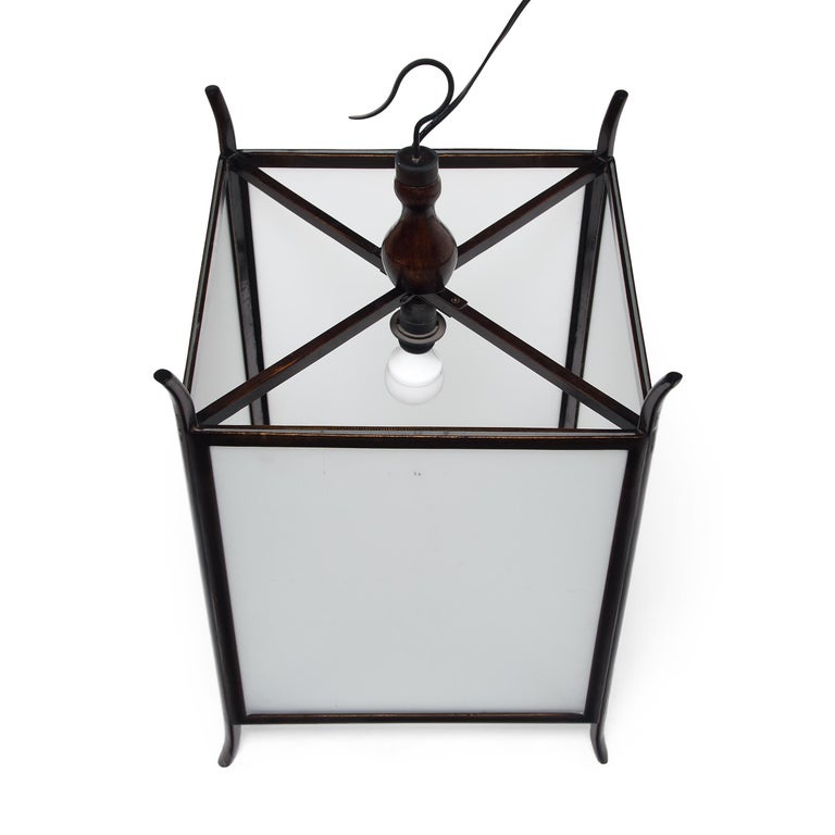 Pair of Chinese Square Courtyard Lanterns, c. 1900 For Sale at 1stDibs