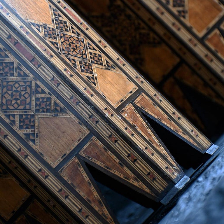 Pair of Early 20th Century Damascus Side Tables For Sale at 1stDibs