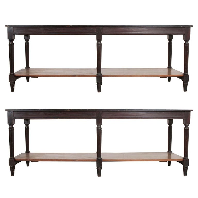 Pair of Early 20th Century French Drapery Tables at 1stDibs