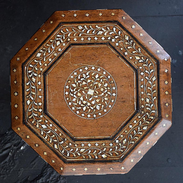 Pair of Early 20th Century Indian Hoshiarpur Occasional Tables For Sale ...