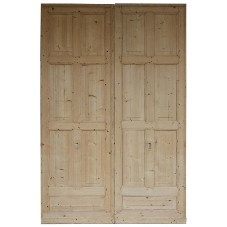 Pine wardrobe doors for sale store