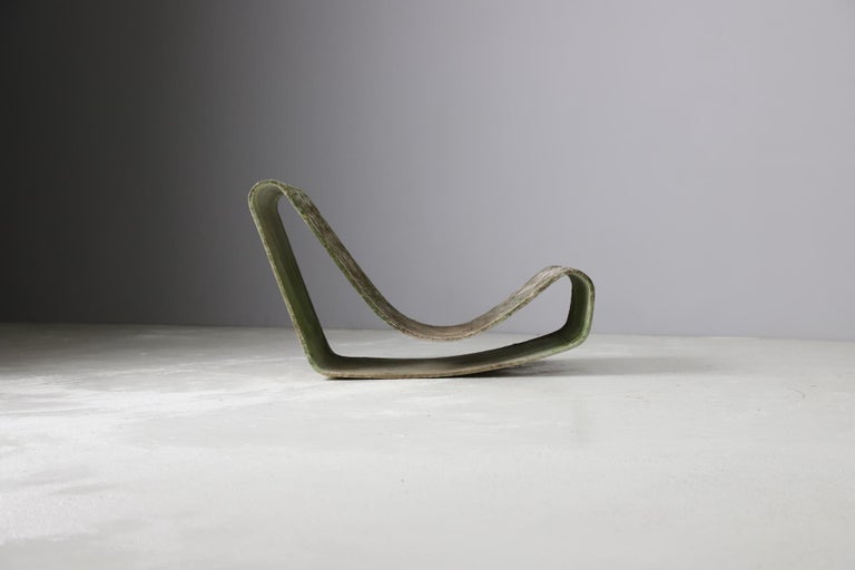 Paire de chaises anciennes « Loop » de Willy Guhl pour Eternit AG ...