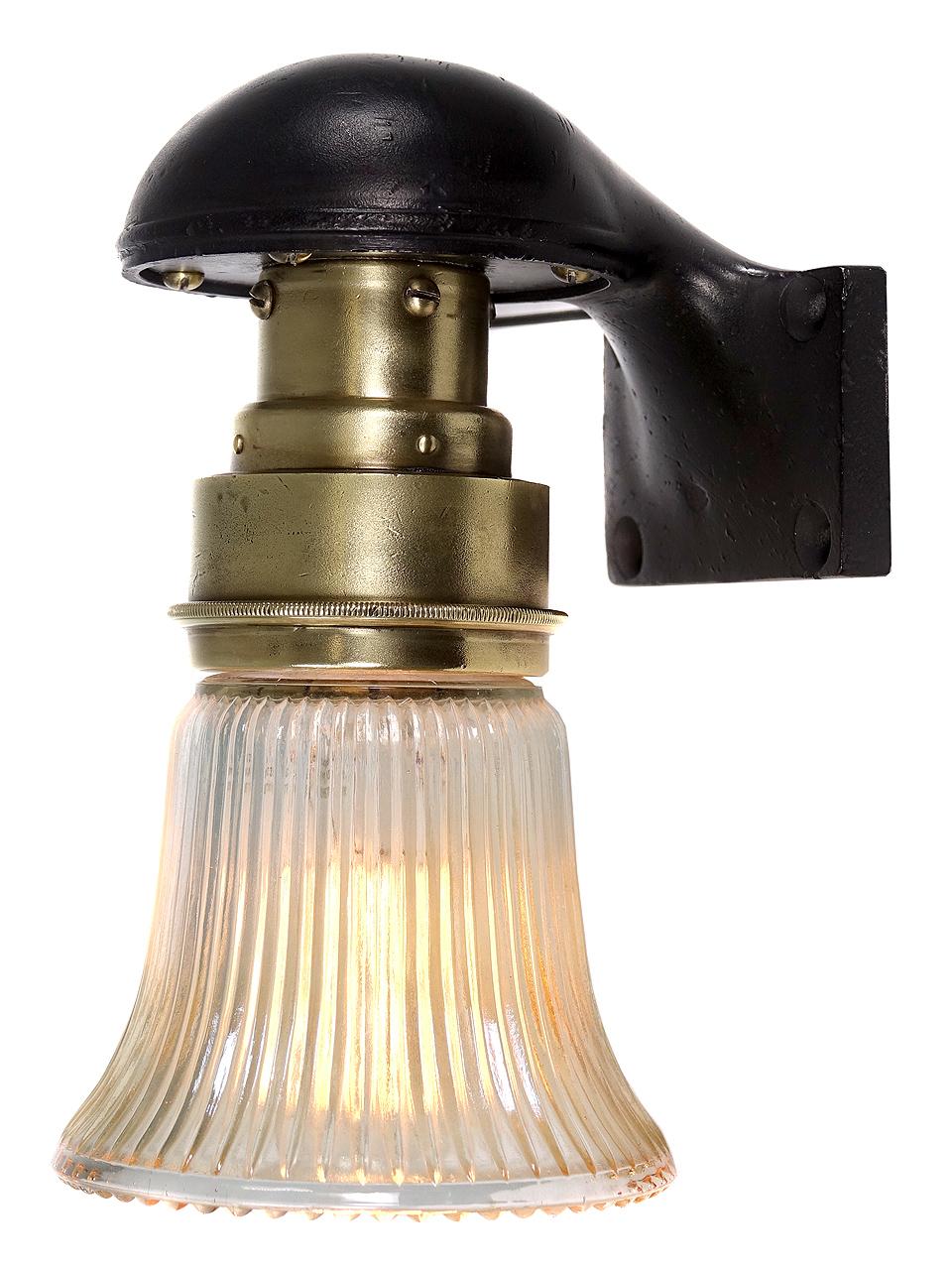 Pair of Early Railroad Sconces at 1stDibs