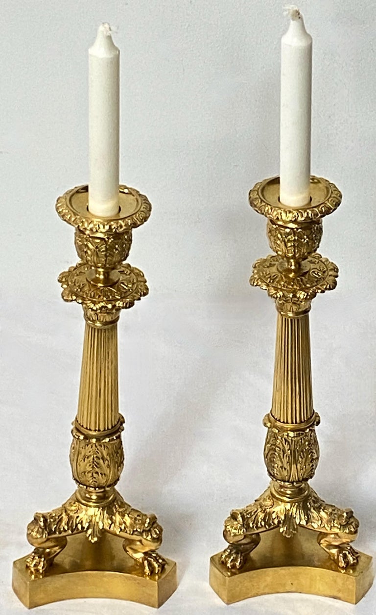 Pair of Early to Mid-19th Century French Empire Gilt Bronze ...