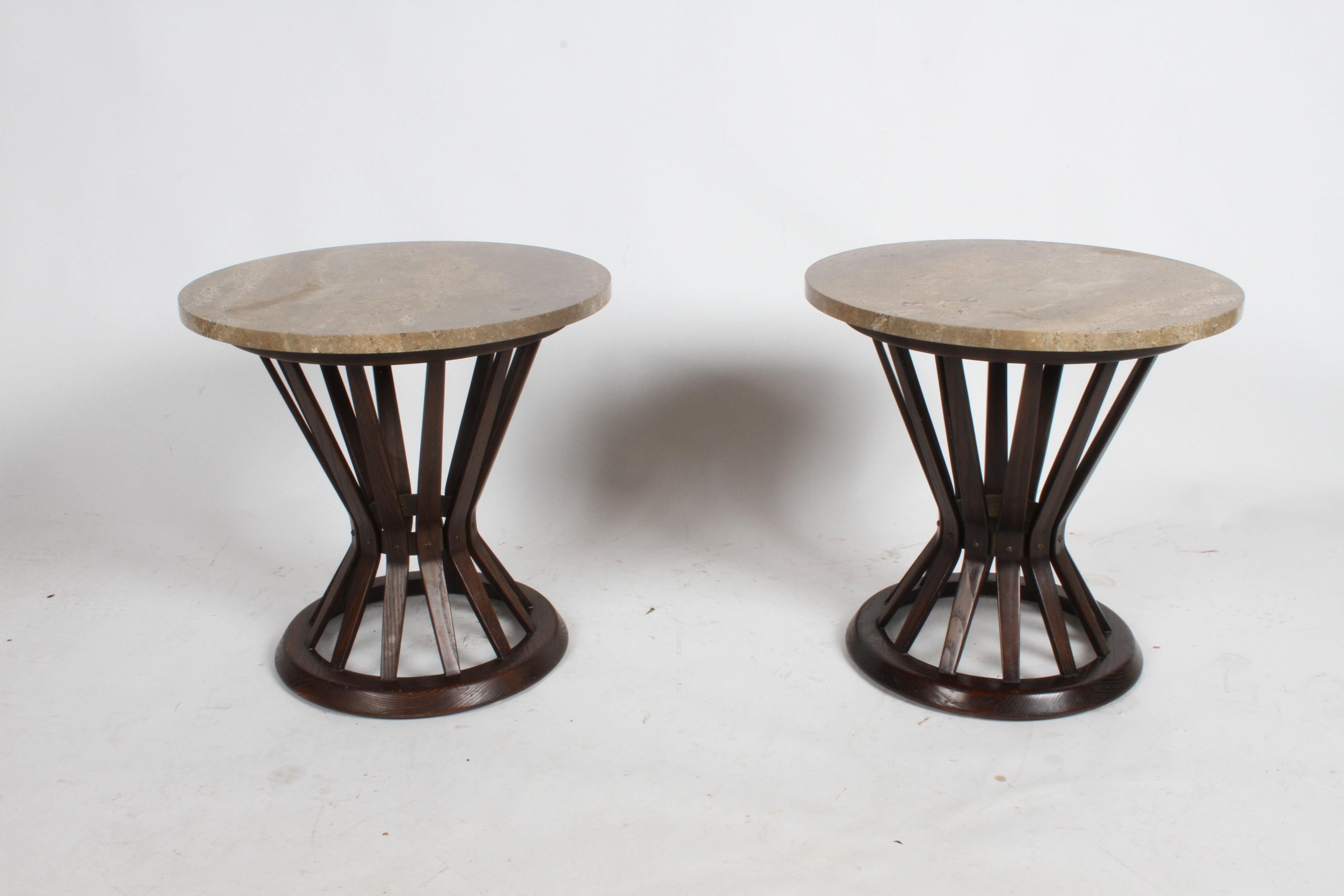Pair of Edward Wormley for Dunbar "Sheaf of Wheat" Tables with ...