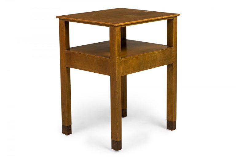 Pair of Edward Wormley for Dunbar Wooden Single Drawer Nightstands For ...