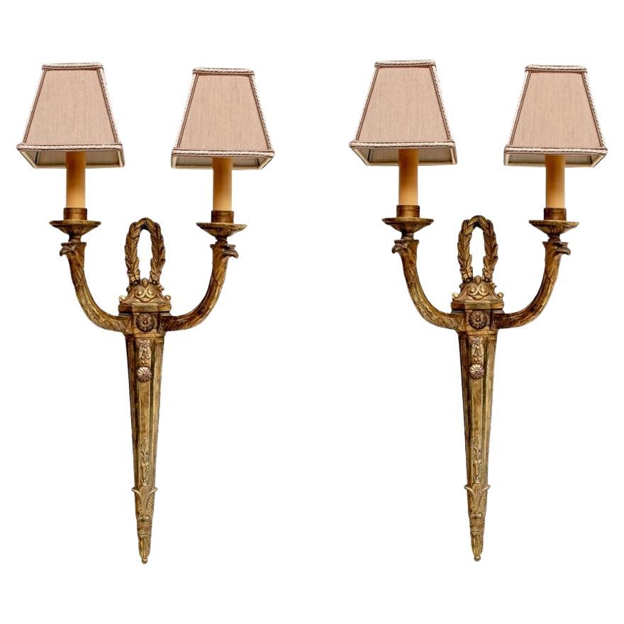 Set of Neoclassic Style Single Light Sconces, Sold Per Pair For Sale at ...