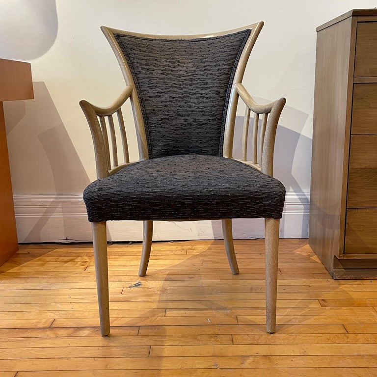 Elegant Sculptural Wood Framed Midcentury Chair by Weiman- Only one ...