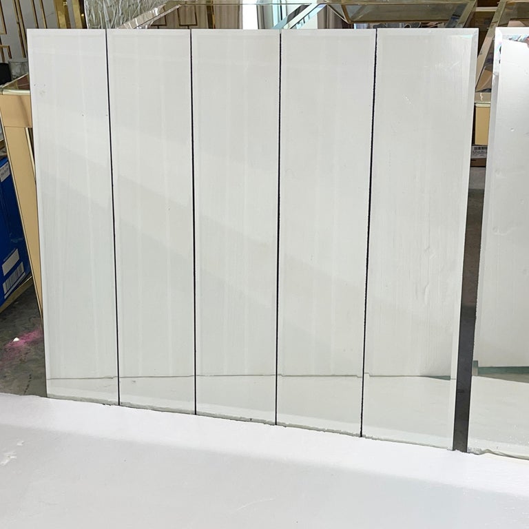 Pair of Ello Beveled Wall Mirrors For Sale at 1stDibs