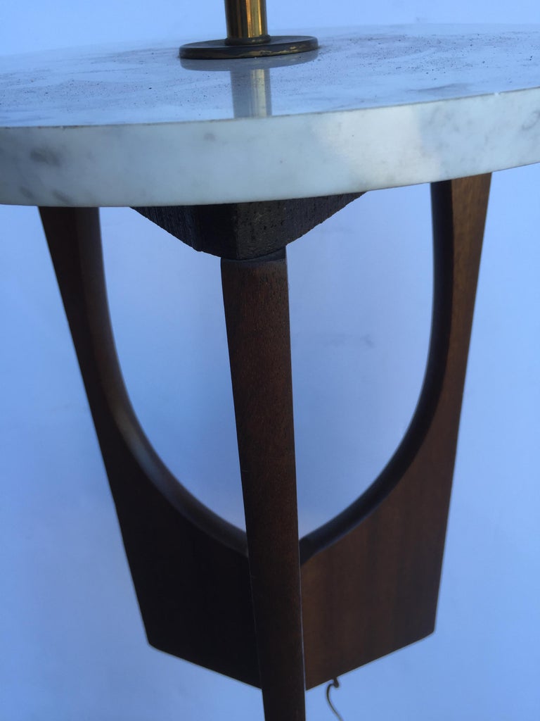 Pair of Elongated Pyramid Floor Lamps For Sale at 1stDibs