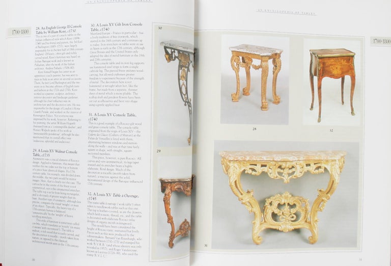 Pair of Encyclopedias: Tables and Sofas, First Edition Books For Sale ...