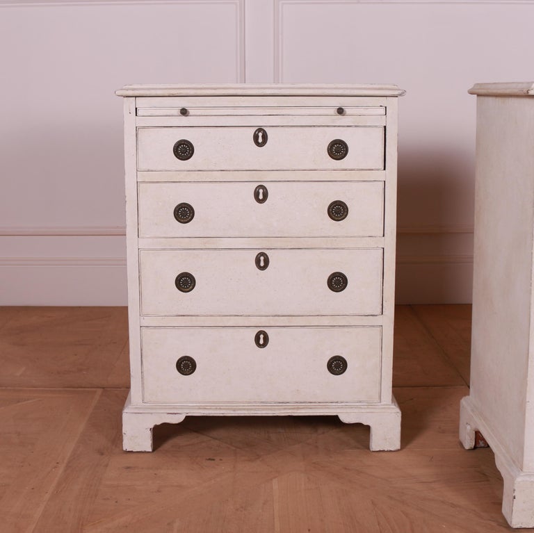 Pair of English Bedside Commodes For Sale at 1stDibs