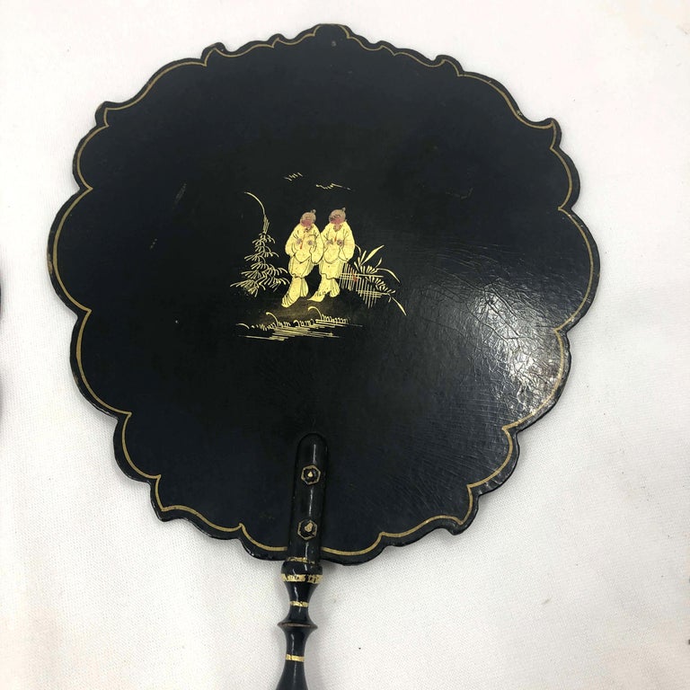 Pair of English Fans at 1stDibs