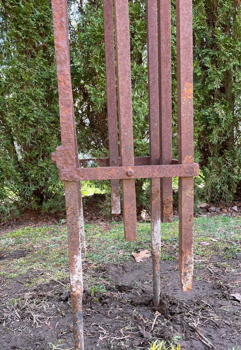 Pair of English Garden Gate Pier Obelisks/Trellises For Sale at 1stDibs