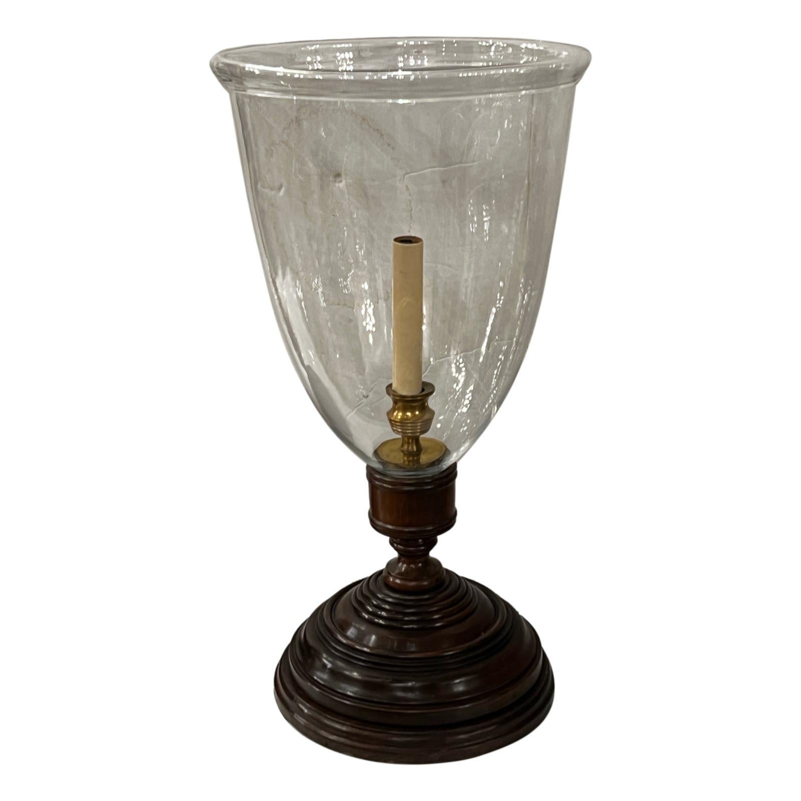 Pair of English Hurricane Lamps For Sale at 1stDibs
