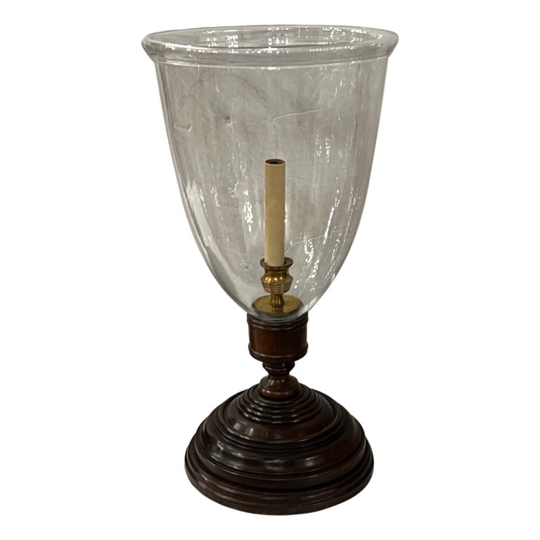 Pair of English Hurricane Lamps For Sale at 1stDibs
