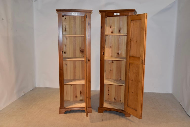 Pair of English Locker Cabinets at 1stDibs