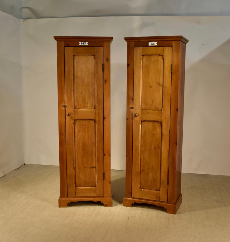 Pair of English Locker Cabinets at 1stDibs