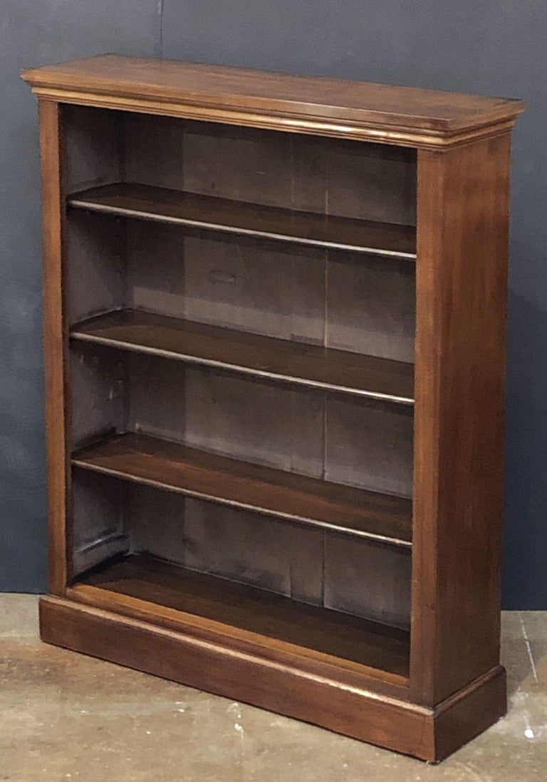 Pair of English Open Bookcases of Mahogany 'Individually Priced' at 1stDibs