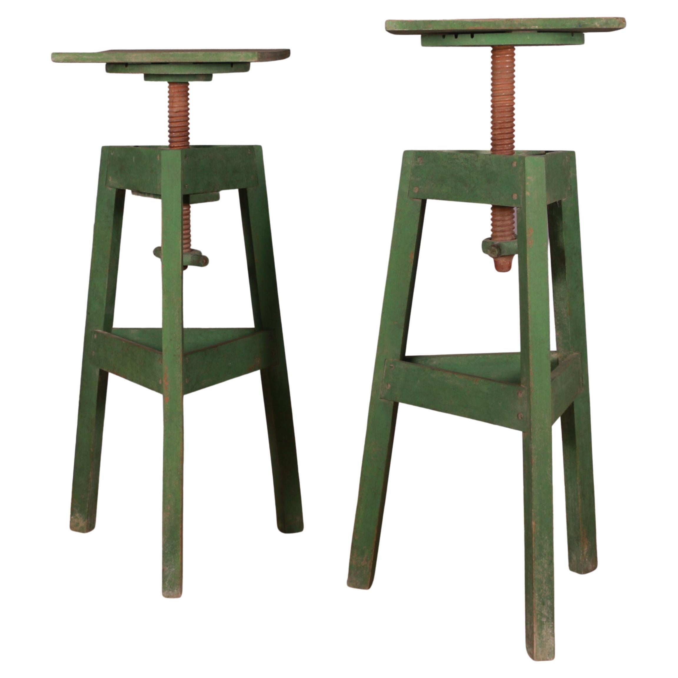 Industrial Sculpture Stand at 1stDibs