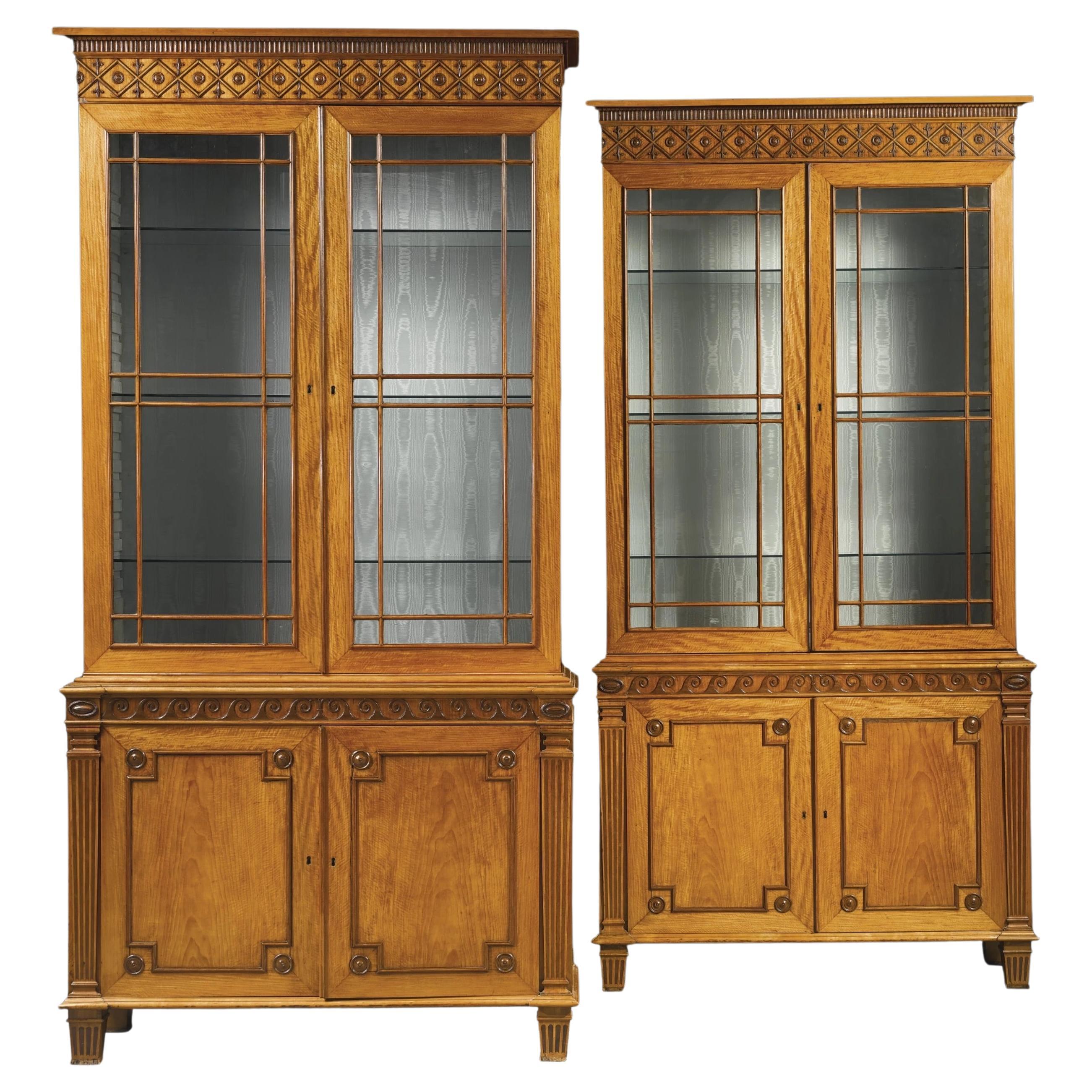 Pair of English Regency Bookcases, C. 1820 For Sale at 1stDibs