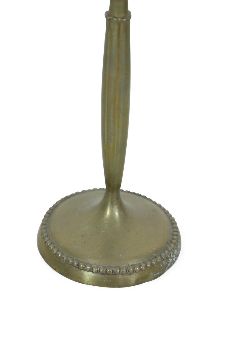 Pair of English Regency Bronze Candlestick Reflectors For Sale at 1stDibs