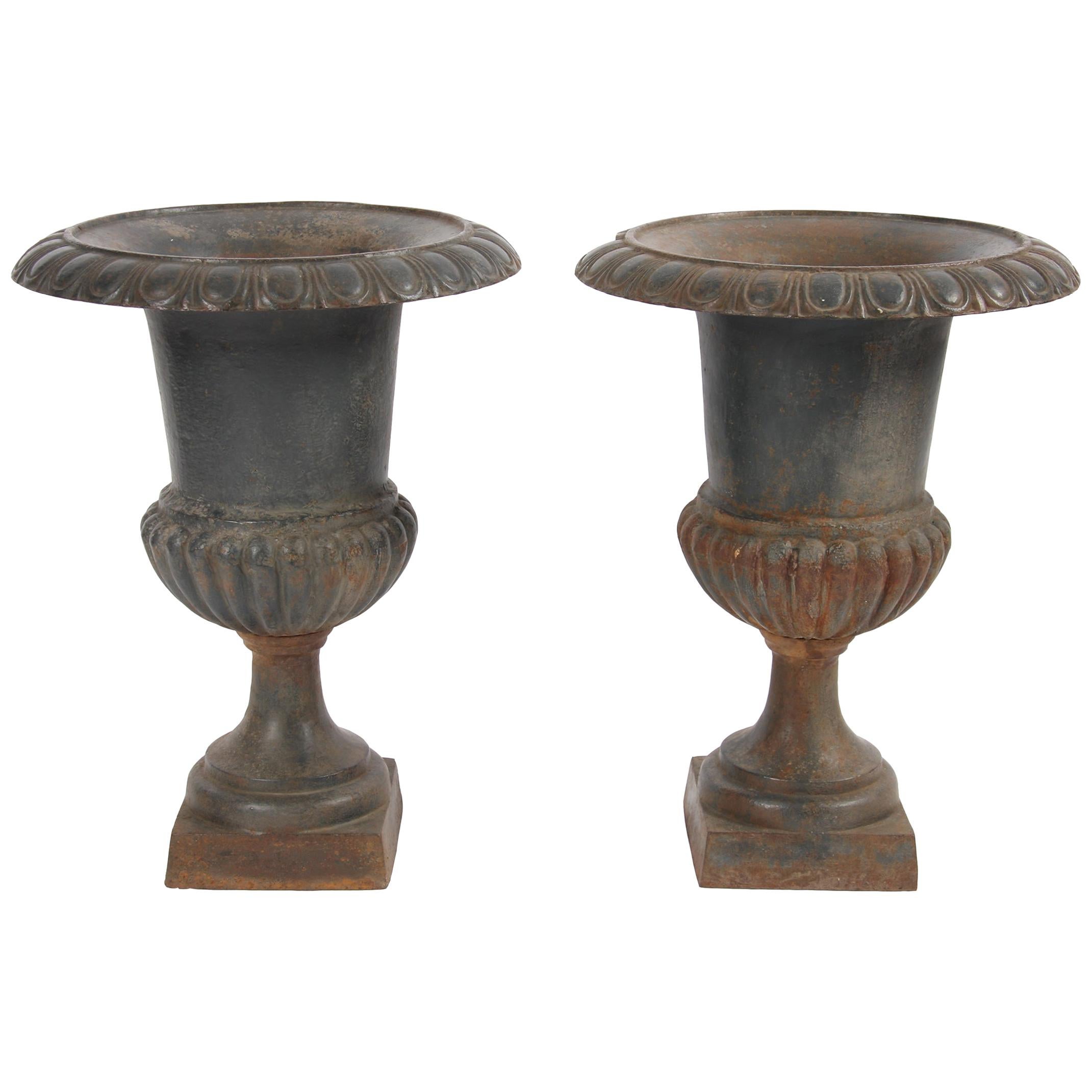 Pair of English Urns For Sale at 1stDibs