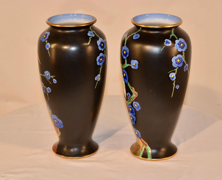 Pair of English Vases, circa 1920 at 1stDibs