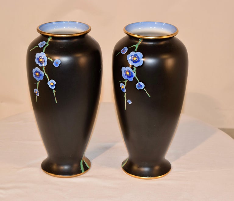 Pair of English Vases, circa 1920 at 1stDibs