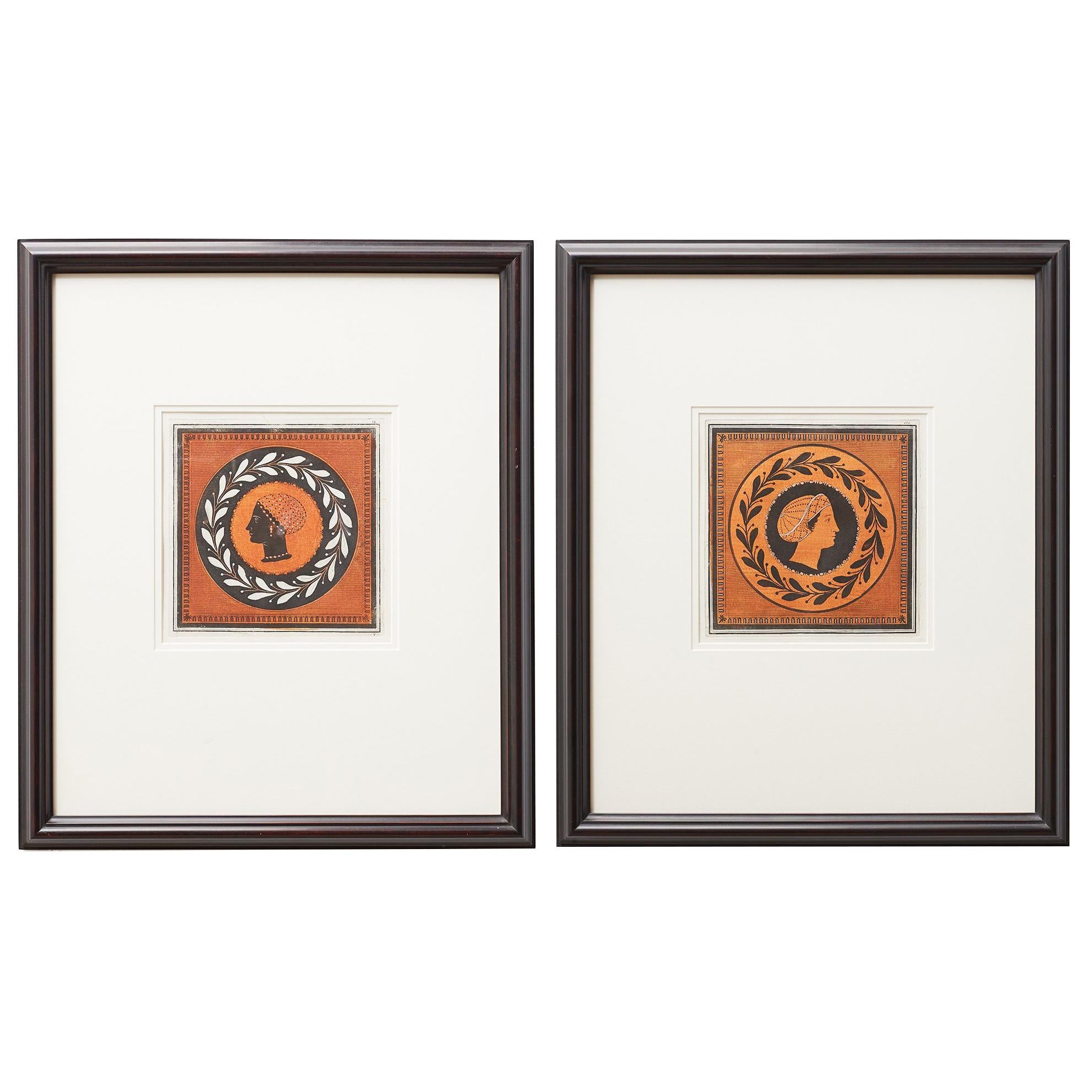 Greco Roman style Drawing/Etching For Sale at 1stDibs
