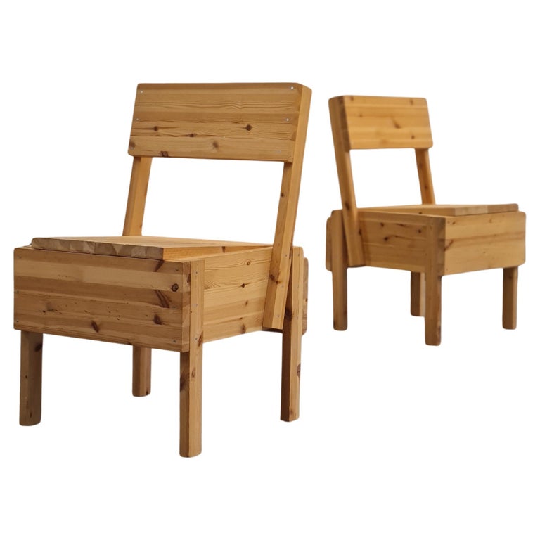 Pair of Enzo Mari Sedia 1 chairs, Artek at 1stDibs | enzo mari chair, sedia 1 enzo mari, sedia chair