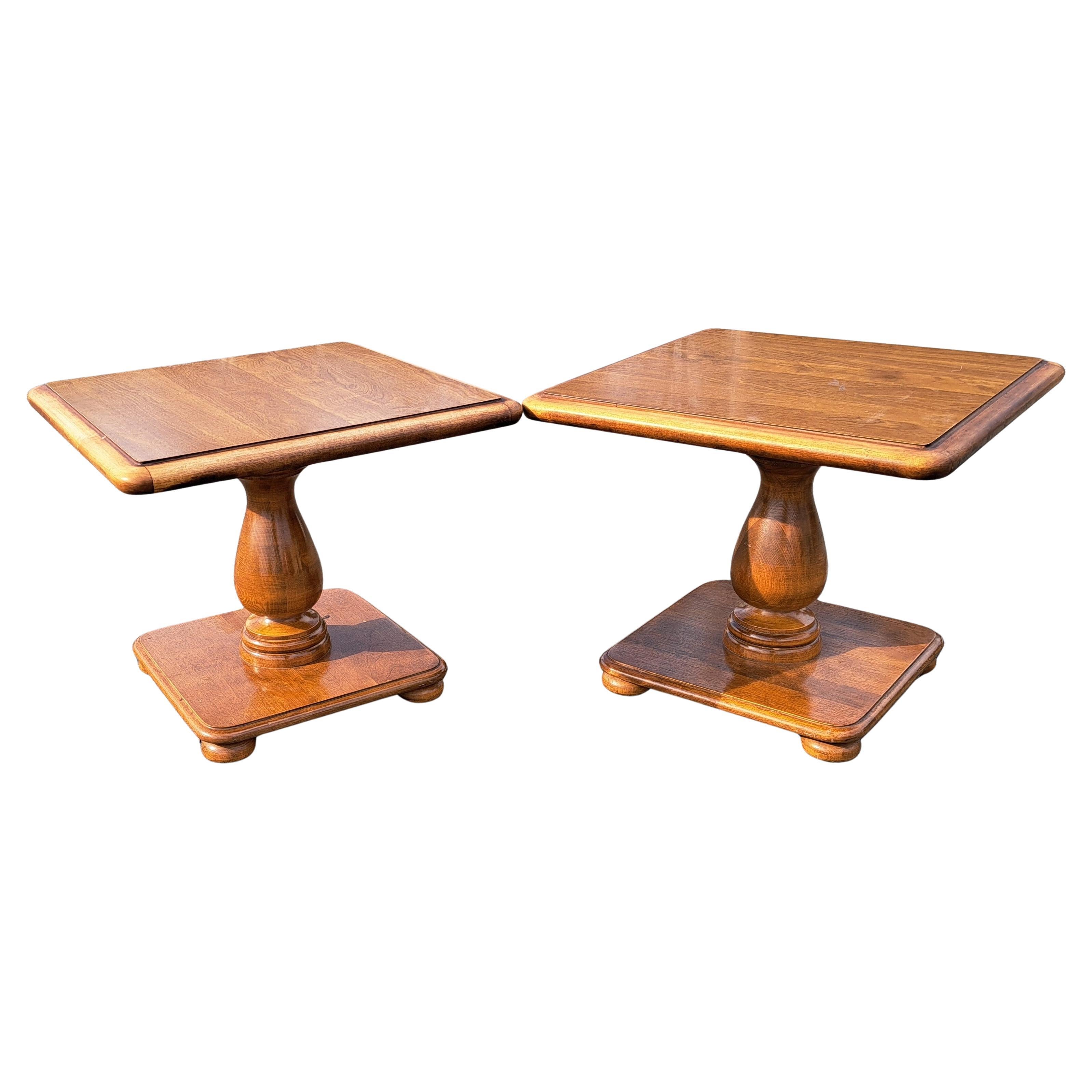Tuscany Marquetry End Table with Casters by Ethan Allen at 1stDibs ...