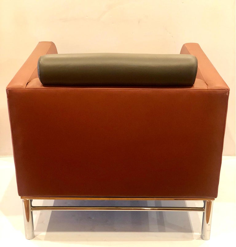 Pair of Ettore Sottsass Eastside Lounge Chairs for Knoll, Italy at 1stDibs