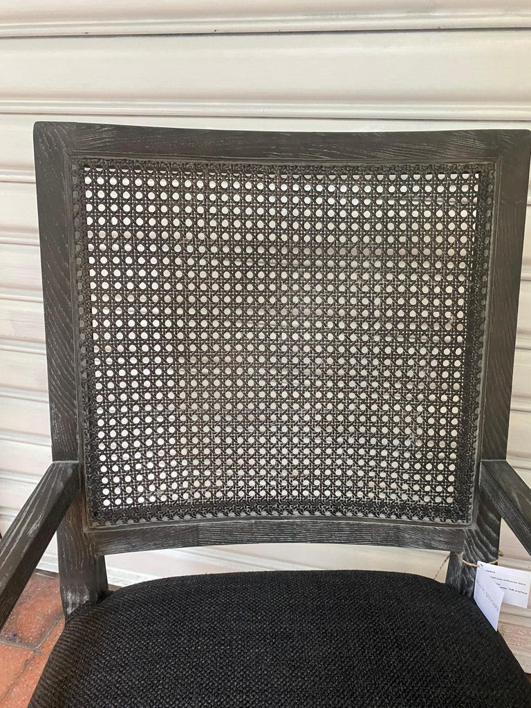 Pair of Eva Armchairs, Ivory White Anthracite Color For Sale at 1stDibs