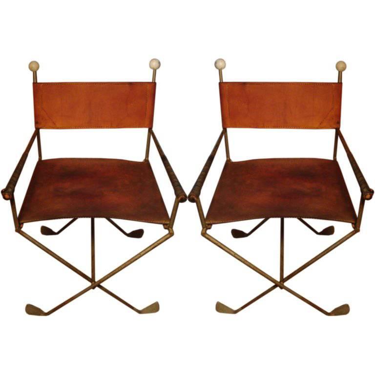 Pair of Exceedingly Unusual Chairs Constructed of Golf Clubs at 1stDibs ...
