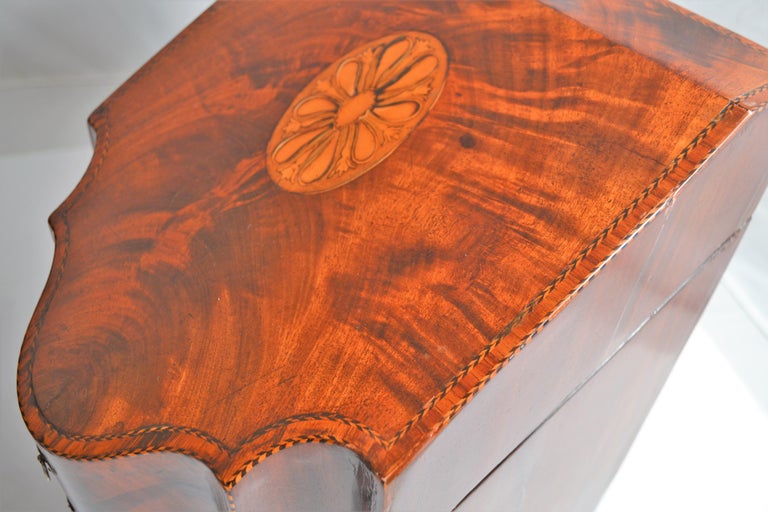 Pair of Exceptional Quality Antique English Mahogany Cutlery Boxes at ...