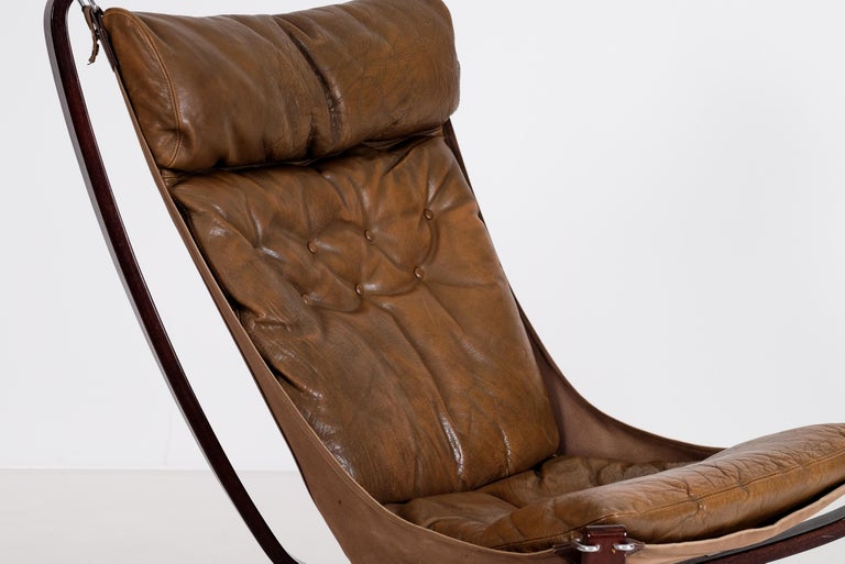 Pair of "Falcon" Easy Chairs by Sigurd Resell, Norway, 1970s For Sale ...