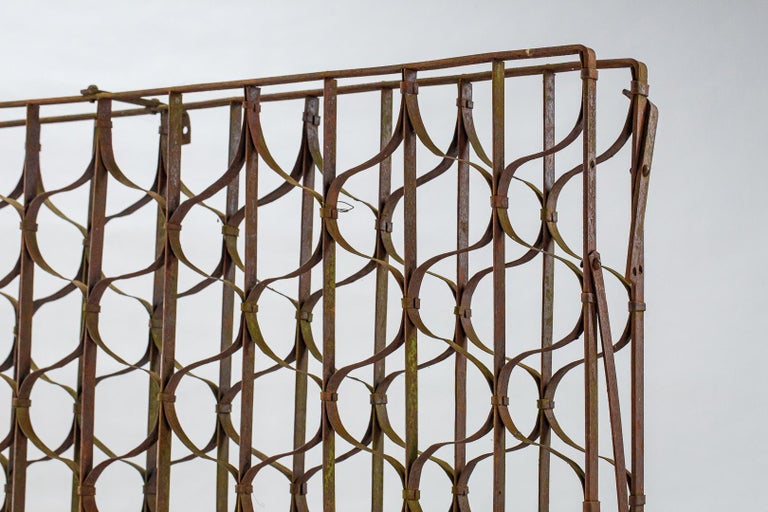 Pair of Farrow and Jackson Wall Mounted Wine Racks with Provenance at ...