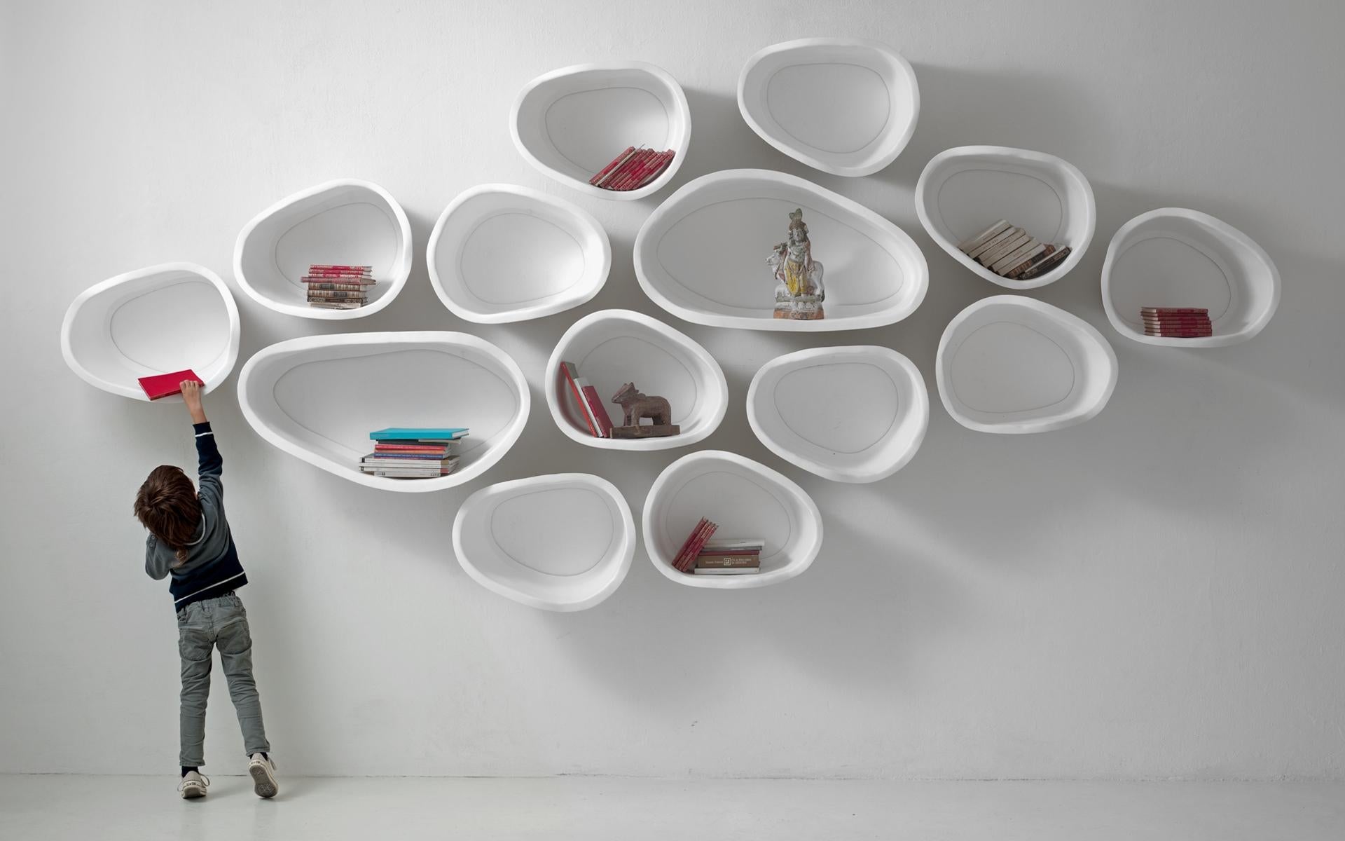 Pair of Favo Shelves by Imperfettolab For Sale at 1stDibs