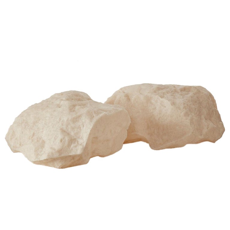 Pair of Fibreglass Rock Lamps, Italy, 1970s at 1stDibs | fibreglass rocks
